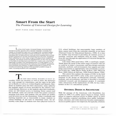 Universal Design For Learning | PDF