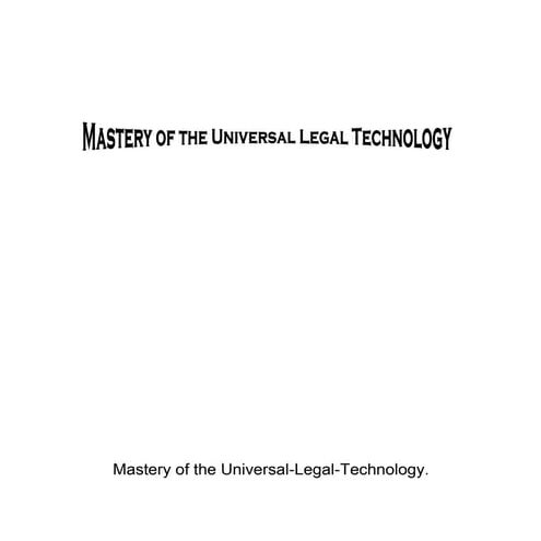Universal-Legal-Technology ULT. . | PDF
