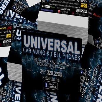 Universal car audio business card design | PDF
