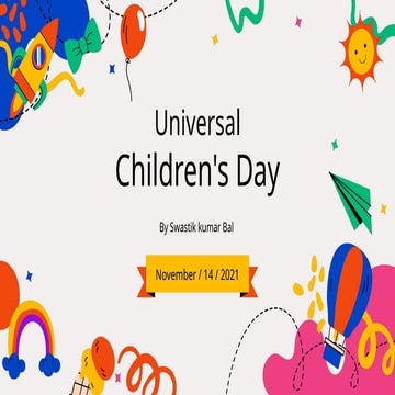 Children's day | PDF