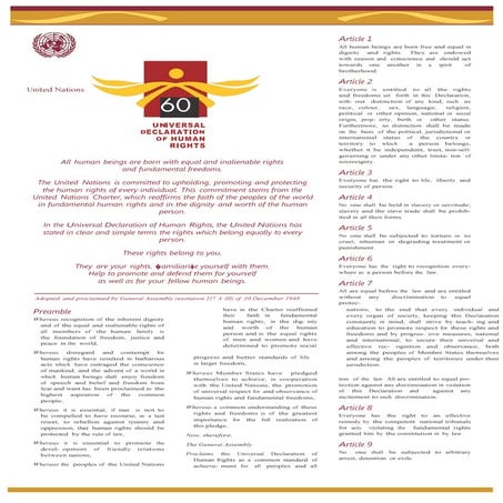 Universal declaration of human rights | PDF