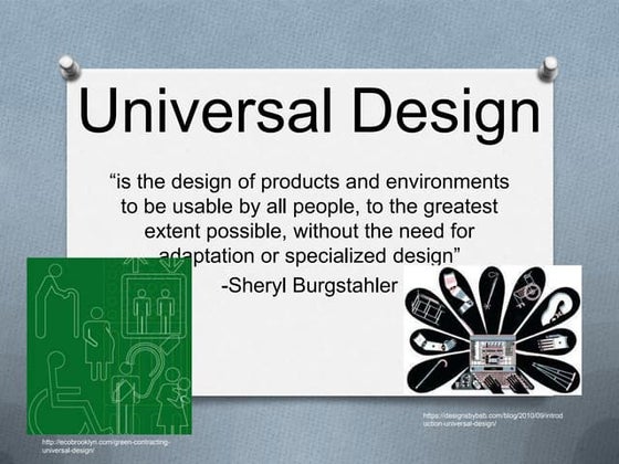 Universal design | PPT