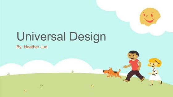 Universal design | PPTX