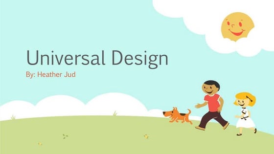 Universal design | PPTX
