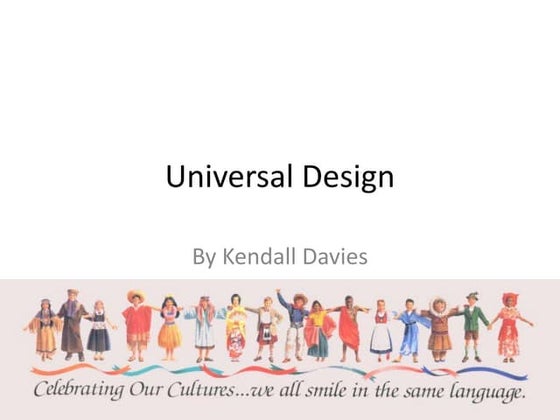 Universal Design | PPTX | Education