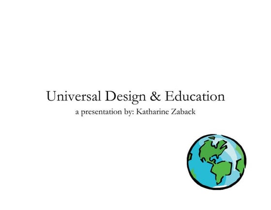 Universal design | PPT