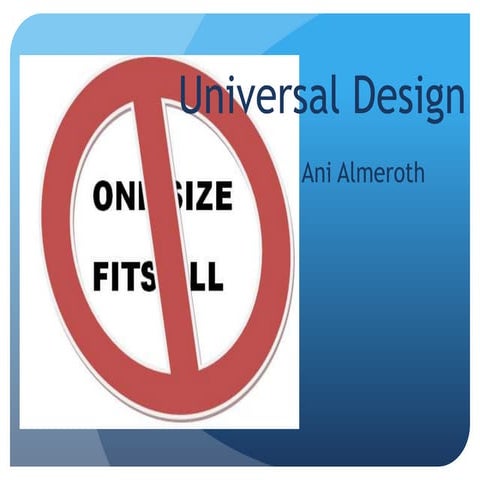 Universal design2 | PPTX