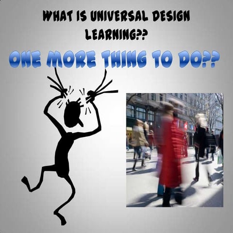 Universal Design for Learning Intro | PPTX