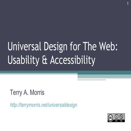 Universal Design for the Web | PPT