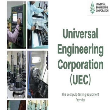 Top Manufacturer Of Engineering Products UEC | PPT