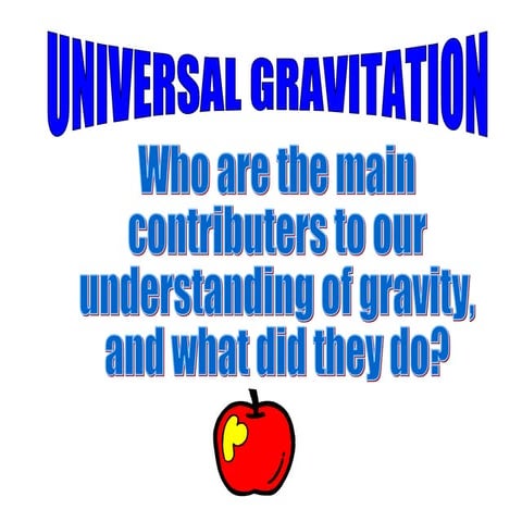 Universal Gravitation | PPT