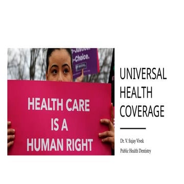 Universal Health Coverage (UHC) | PPTX