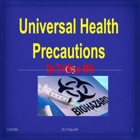 Printable Universal Precautions