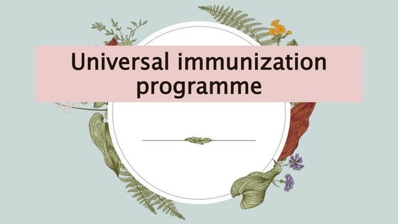 Universal Immunization Programme Logo Immunization | Maine CDC | DHHS