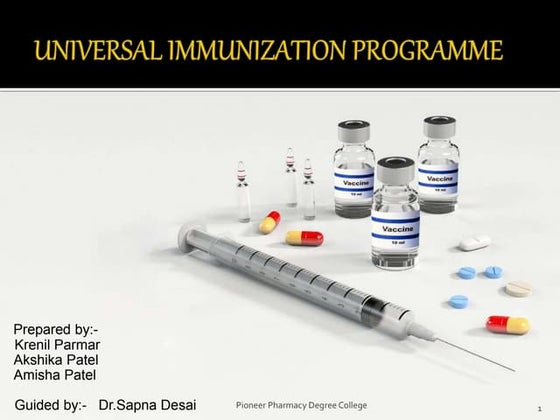 Universal immunization programme | PPT