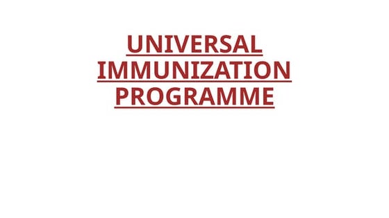 Universal Immunization Programme Logo