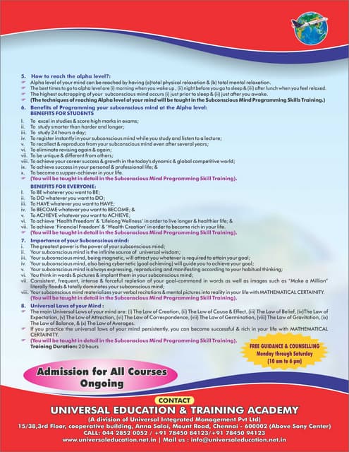 Ados menu card back | PDF