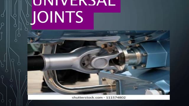 Basic Types of Mechanical Joints - A Short Introduction | PDF