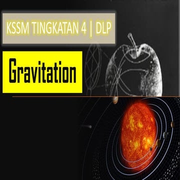 Universal Law of Gravitation | Physics F5 KSSM | PDF