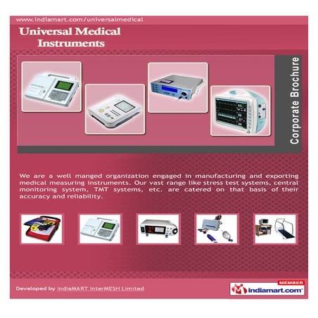 Universal Medical Instruments, Mumbai, Medical Measurement Instruments ...