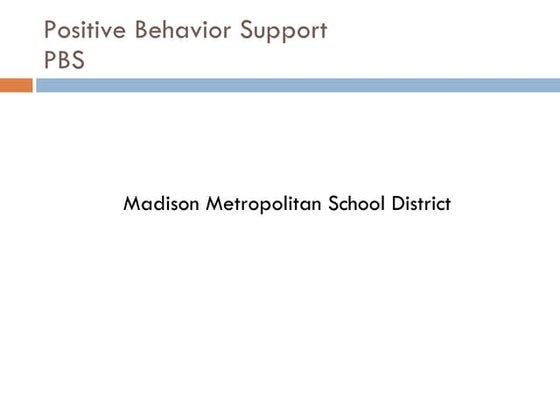 The positive behavior support plan | PPT
