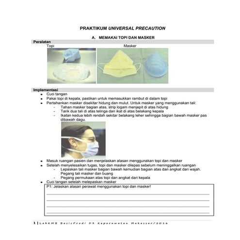 Universal precaution | PDF