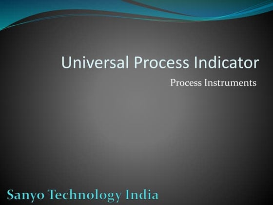 Universal Process PID Controller | PPT