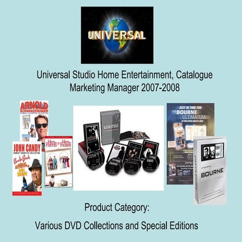 Universal studio home entertainment catalogue programs | PPT