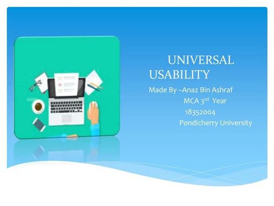Universal usability engineering | PPT | Internet for Beginners | Internet