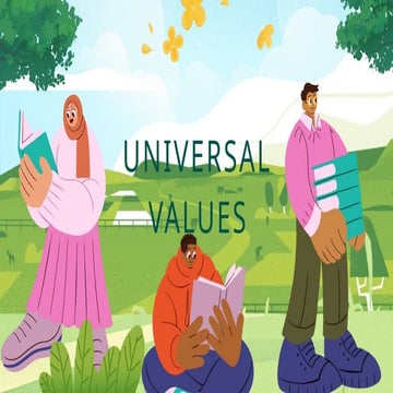 Universal Values With Peace Education in | PPTX