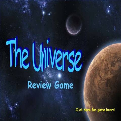 Universe Review Game Ppt | PPT