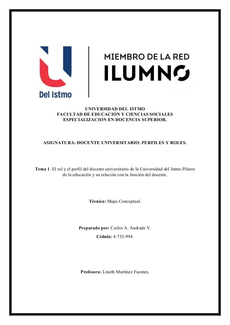 Universidad del istmo docencia