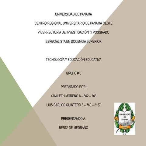 Universidad de panamá (1) | PPTX