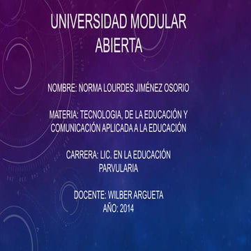 La educación | PPTX