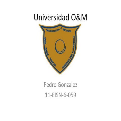 Universidad o&m | PPT