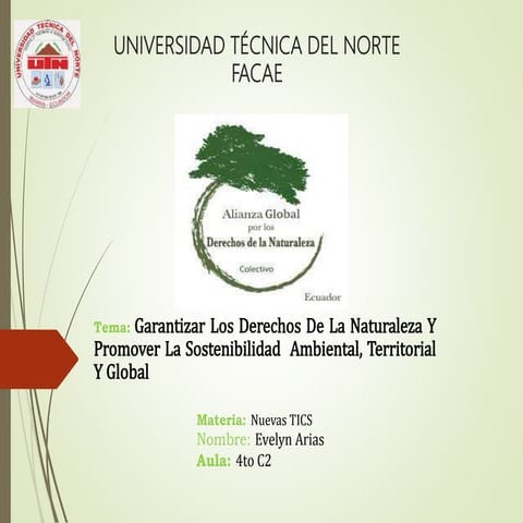 Derechos de la Naturaleza | PPTX