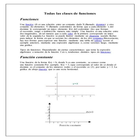 FUNCIONES (MATEMÁTICAS) | PPTX