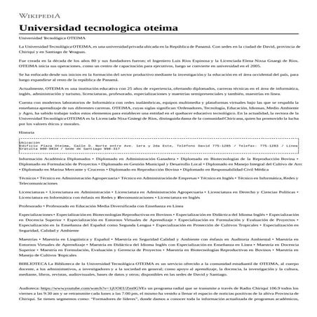Universidad tecnologica oteima (1) | PDF