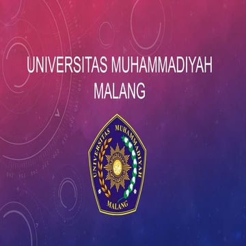 Universitas muhammadiyah | PPTX