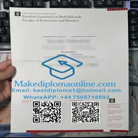 Universiteit van Amsterdam Diploma, UvA Diploma | PDF