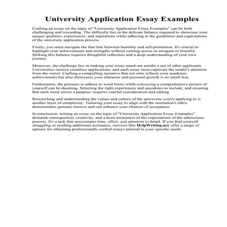 University Application Essay Examples.pdfUniversity Application Essay ...