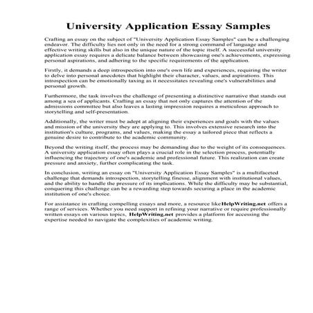 University Application Essay Samples.pdf