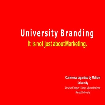 University Branding | PDF