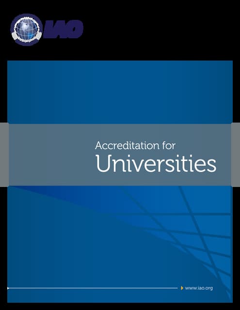 Membership Brochure - International Accreditation Organization | PPT