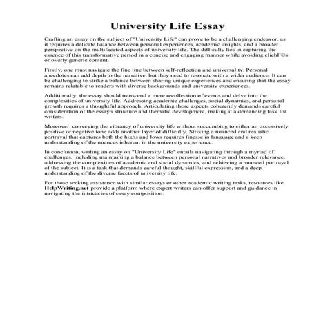 University Life Essay.pdf