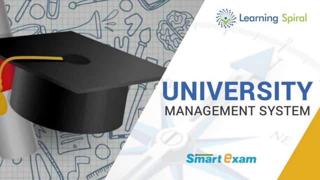 University Management System | Pptx