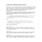 University Management System.doc