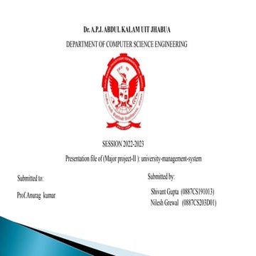 University Management System.pptx