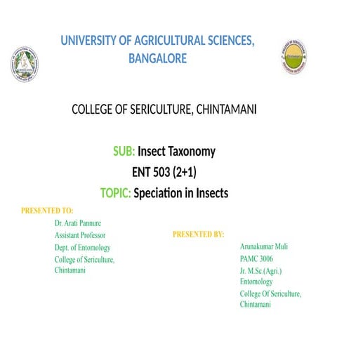 Insect speciation entomology presentation.pptx