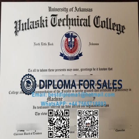 How to Buy UA–PTC Diploma, University of Arkansas – Pulaski Technical ...